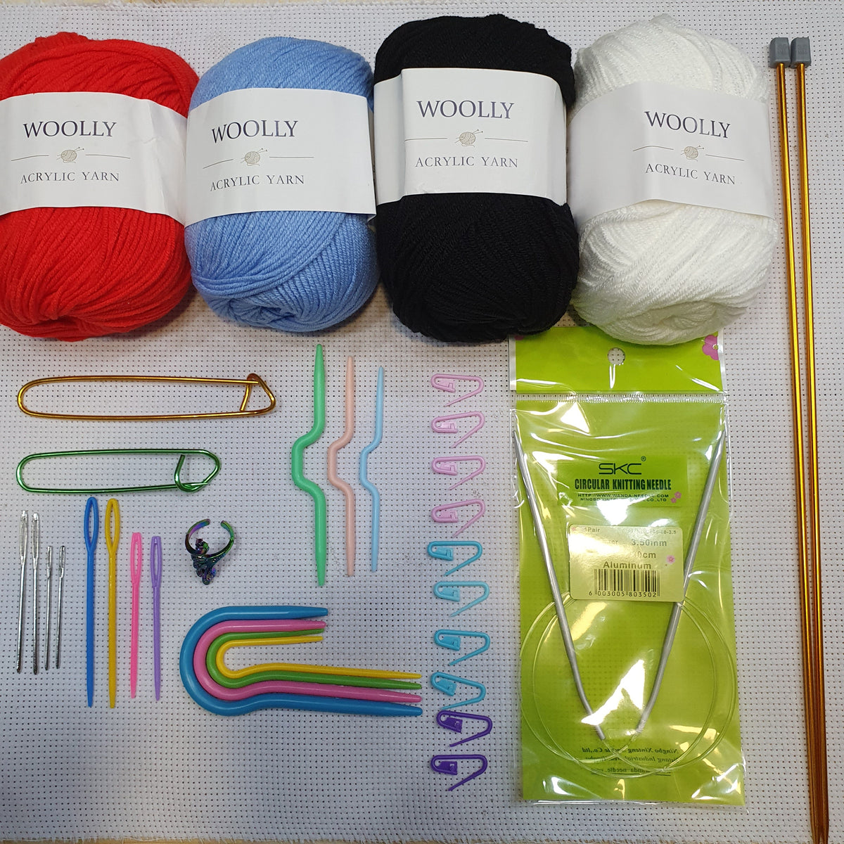 Woolly Basic Beginner Knitting Kit – Al Saeed Wool House