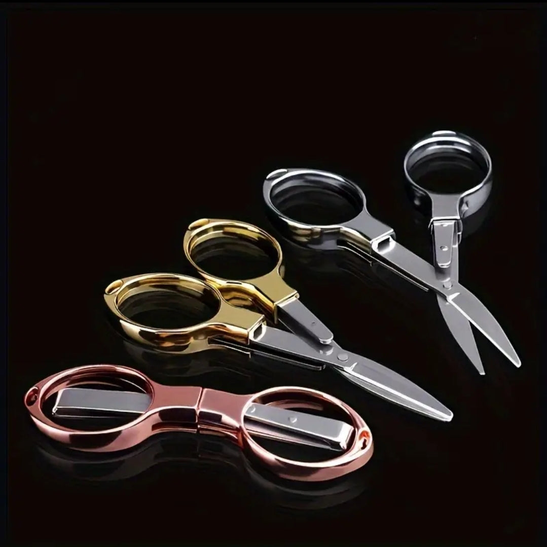 Compact & Versatile Stainless Steel Folding Scissors – Al Saeed Wool House