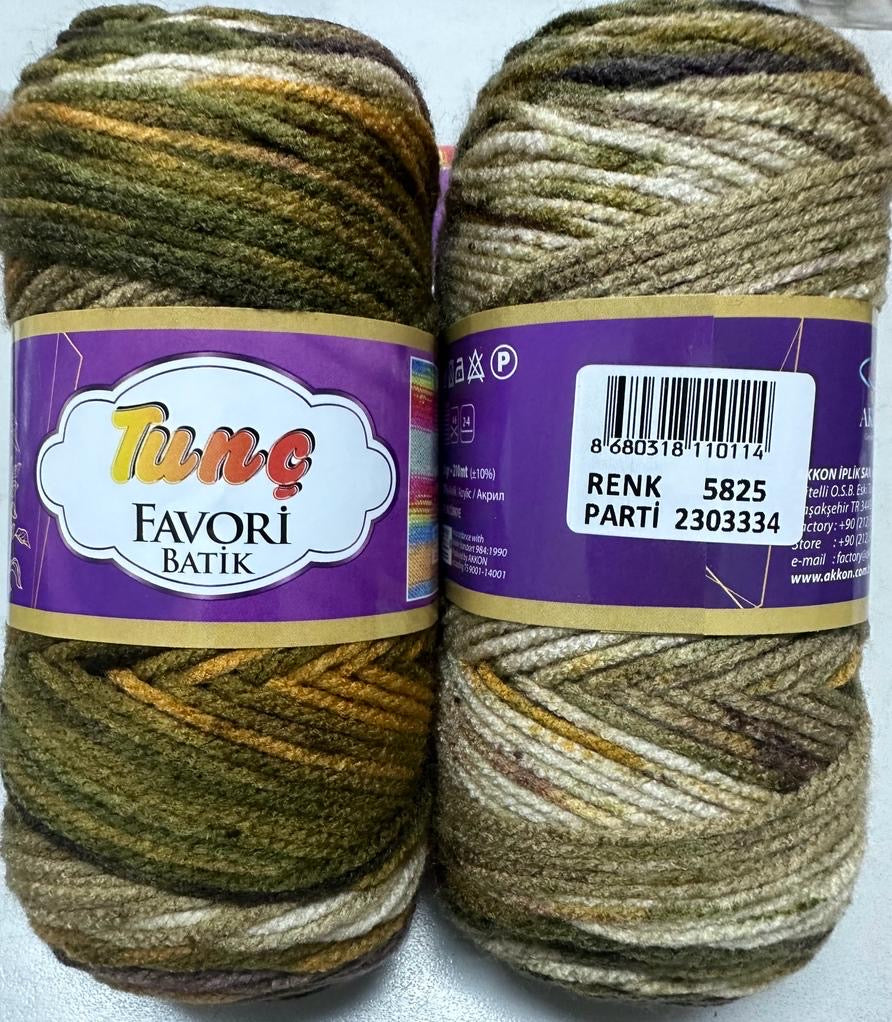 TUNC Favori Batik Yarn Ball – Al Saeed Wool House