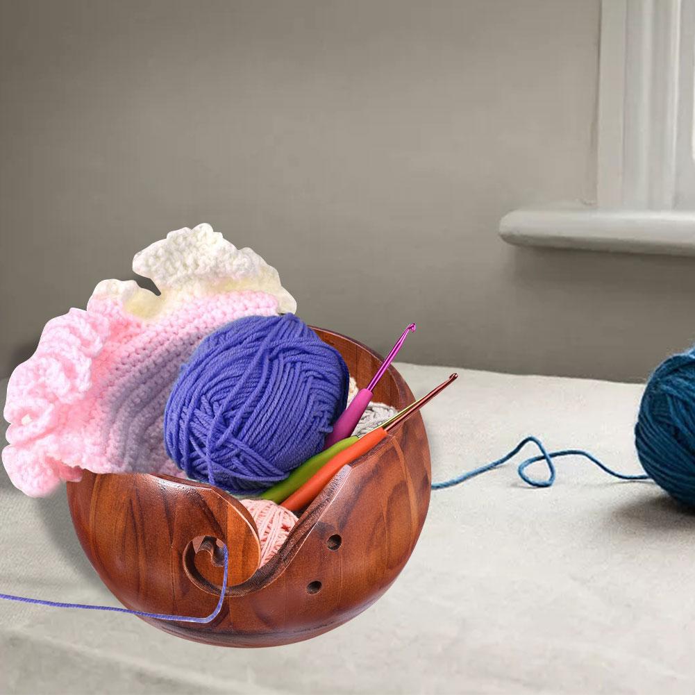 Wooden Yarn Bowl – Al Saeed Wool House
